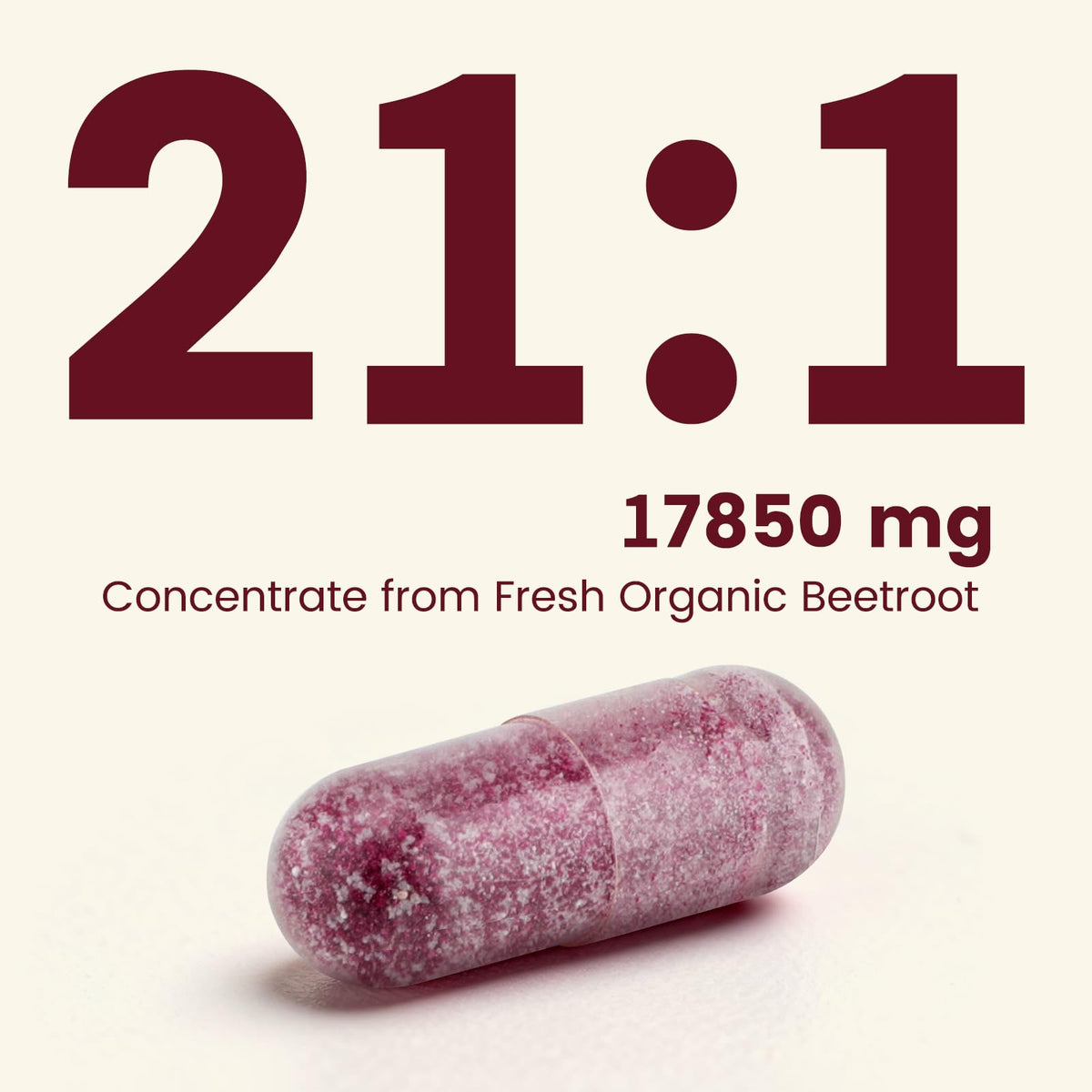 vegan-friendly beet root capsules