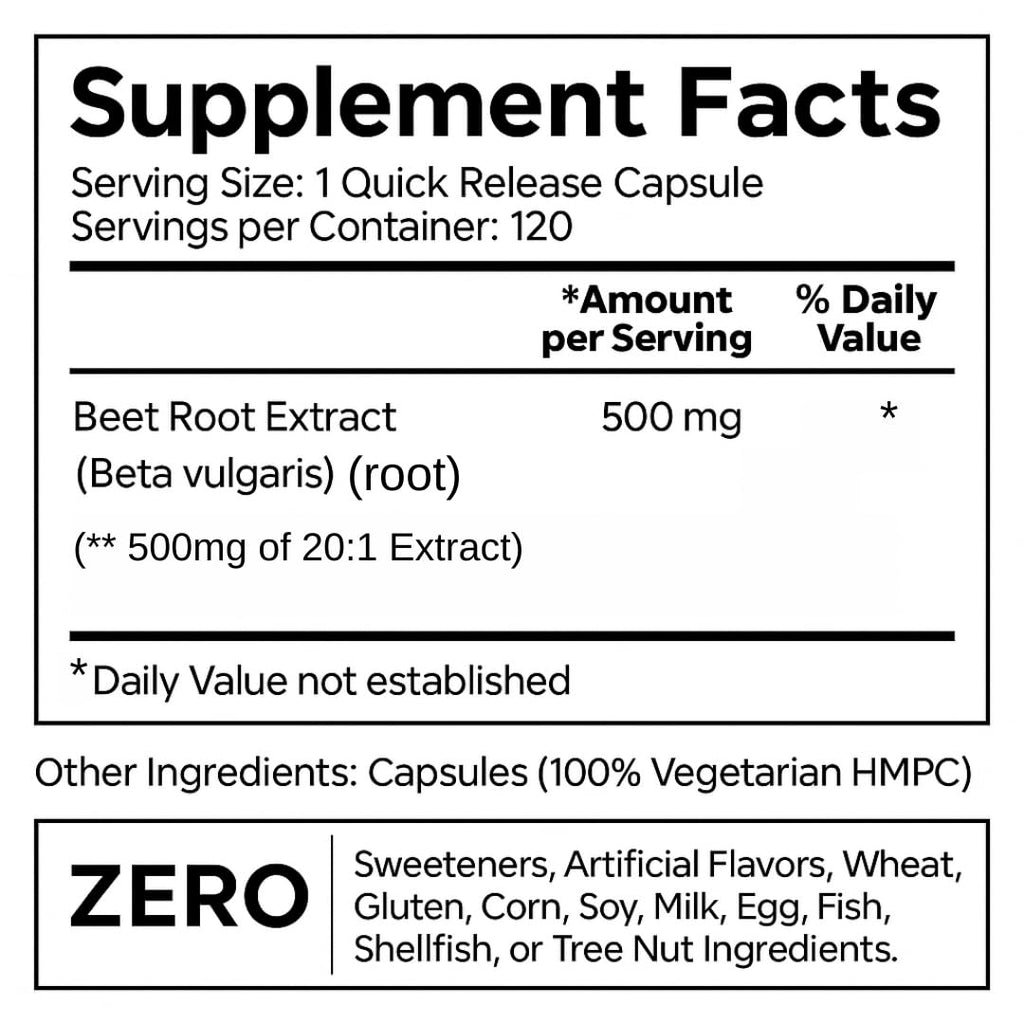 vegan-friendly beet root extract