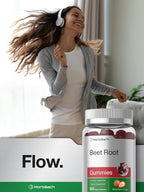 Vegan-friendly beet root gummies for wellness