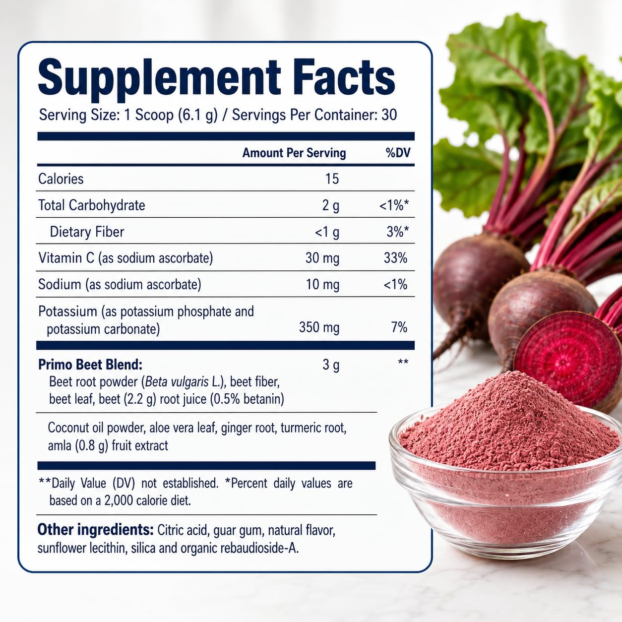 vegan-friendly beet root powder