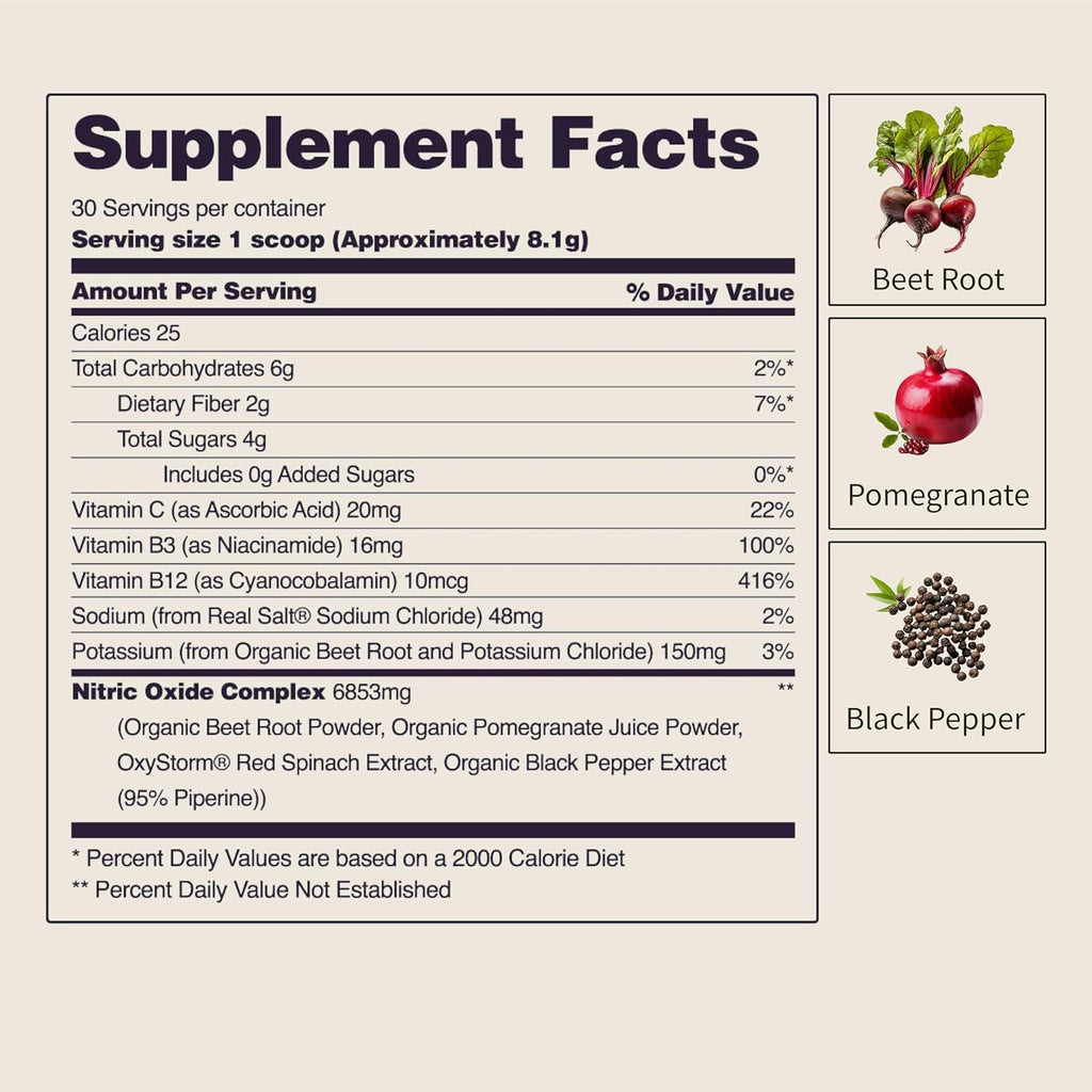 vegan-friendly beet root supplement