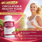 Vegan-friendly beet root vitamin capsules