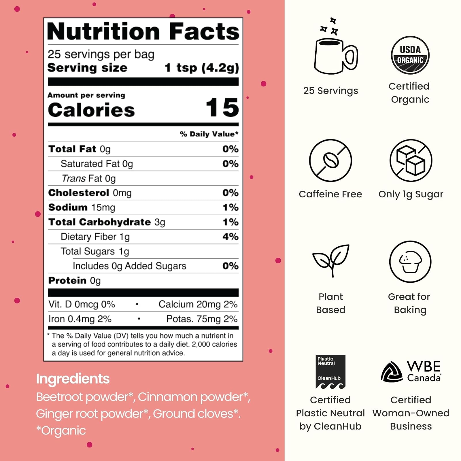vegan-friendly beetroot energy drink
