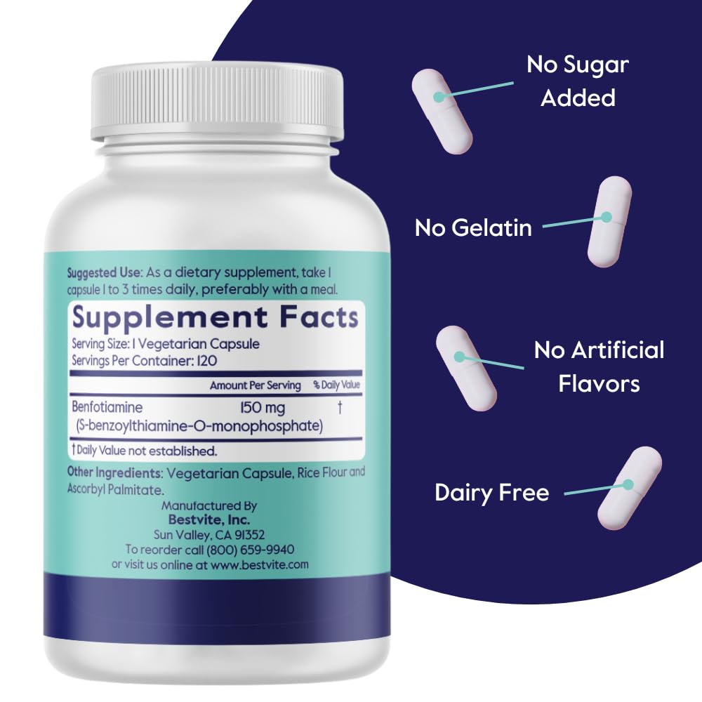 vegan friendly benfotiamine capsules