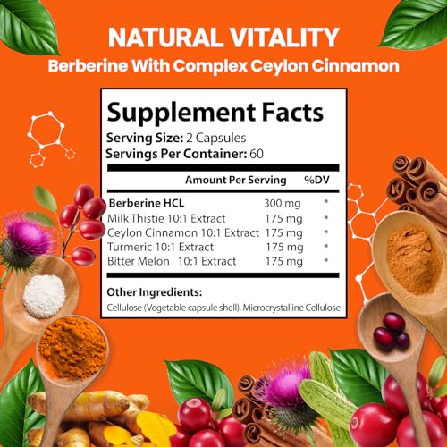 Vegan-friendly berberine formula