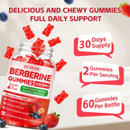 Vegan-friendly berberine gummies