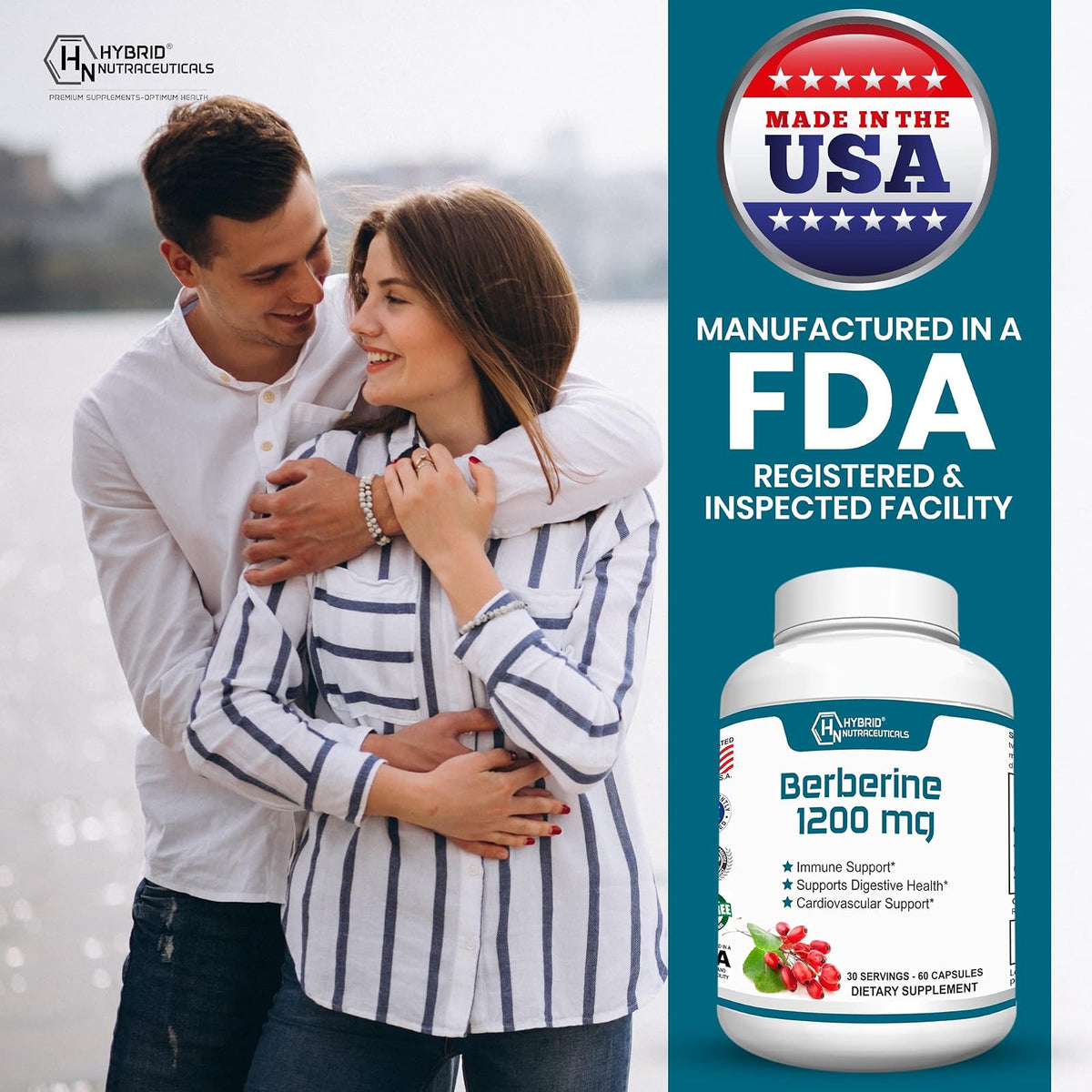 Vegan-friendly Berberine multivitamins