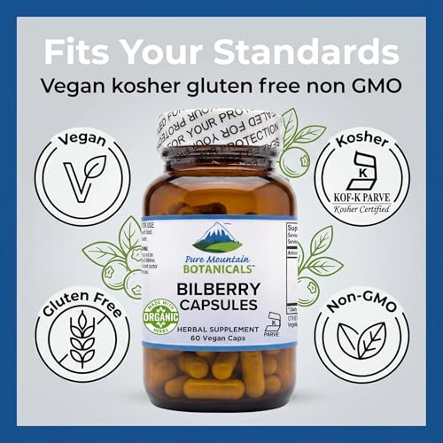 vegan-friendly bilberry capsules