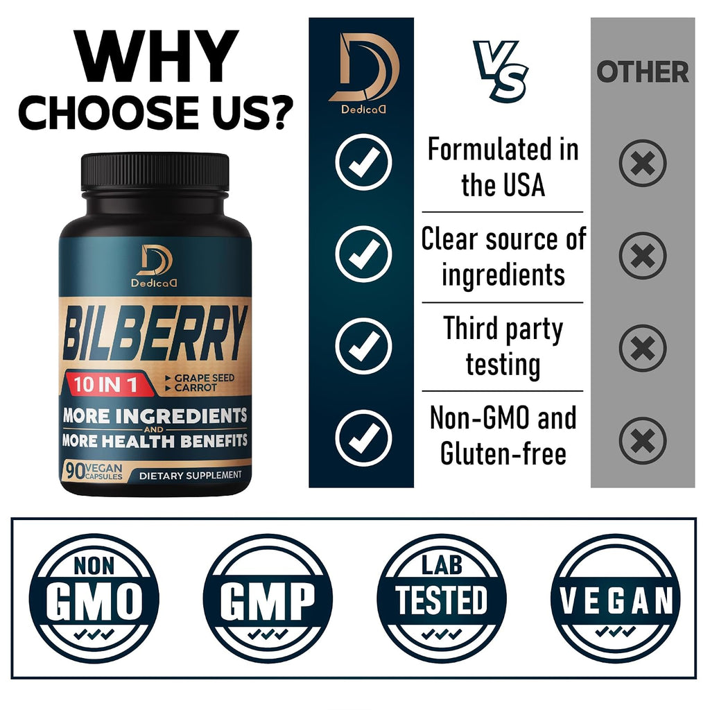 vegan-friendly bilberry extract benefits