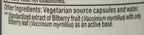 Vegan-friendly Bilberry extract supplement