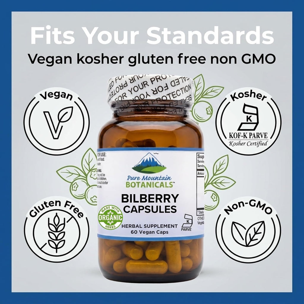 vegan-friendly bilberry supplement for health