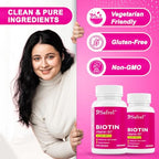 Vegan-friendly biotin capsules for wellness