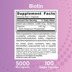 vegan-friendly biotin capsules