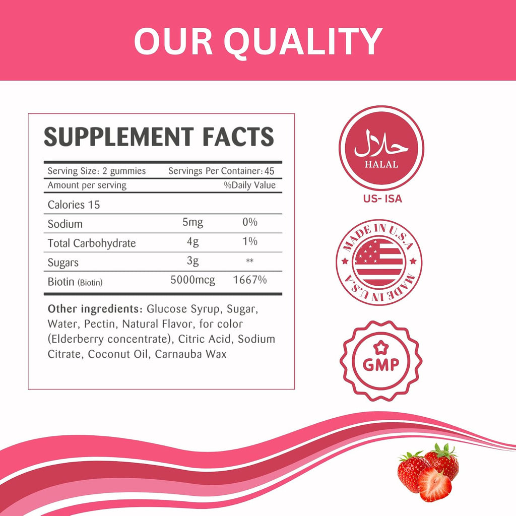 Vegan-friendly biotin gummies Canada