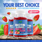 Vegan-friendly biotin gummies for nails