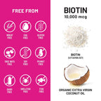 Vegan-friendly biotin softgels 120 count