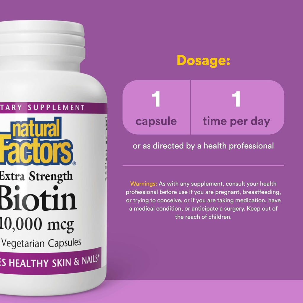 Vegan-friendly Biotin supplement for nails