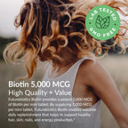 vegan-friendly biotin supplement