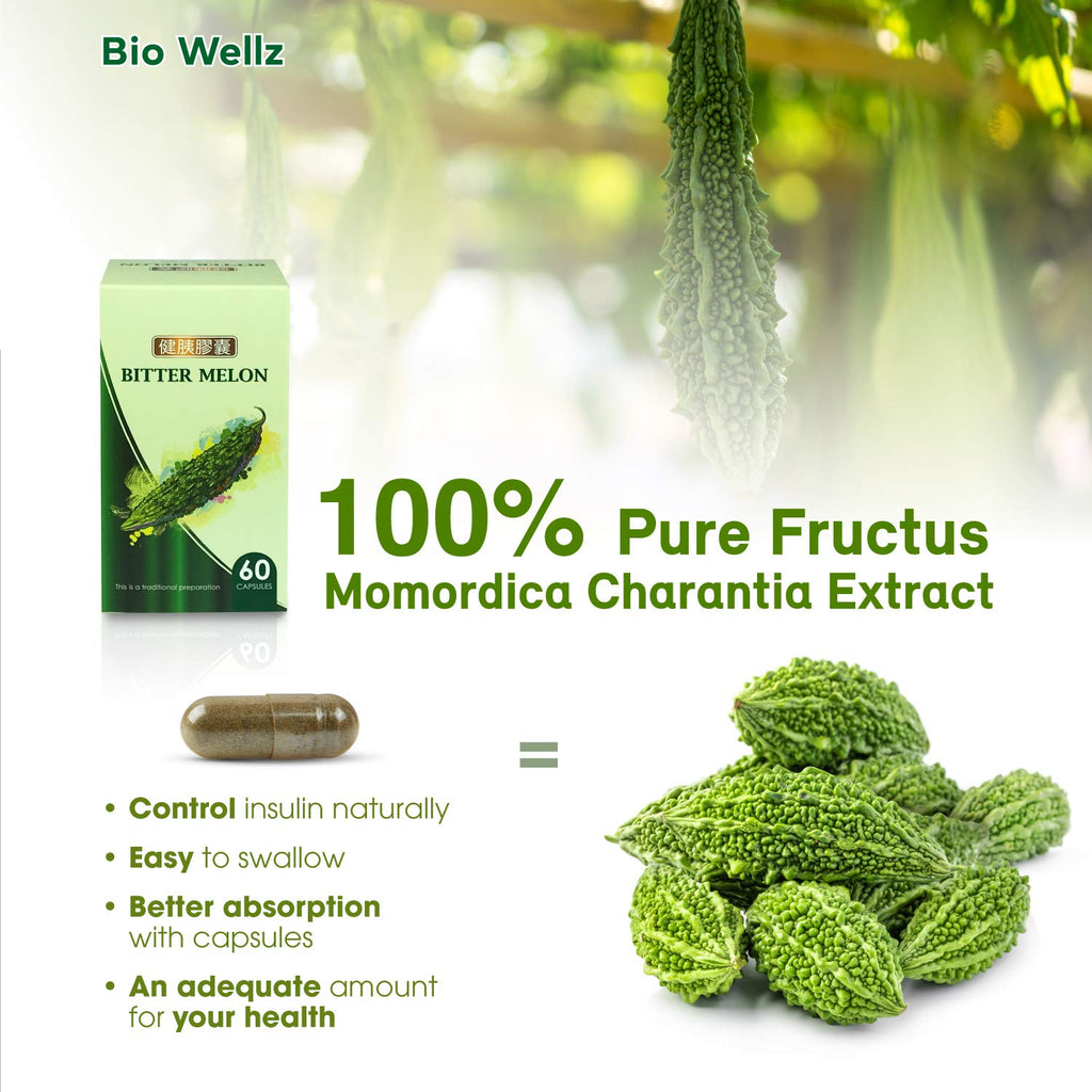 vegan-friendly bitter melon capsules