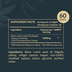 Vegan-friendly Black Seed Oil supplement