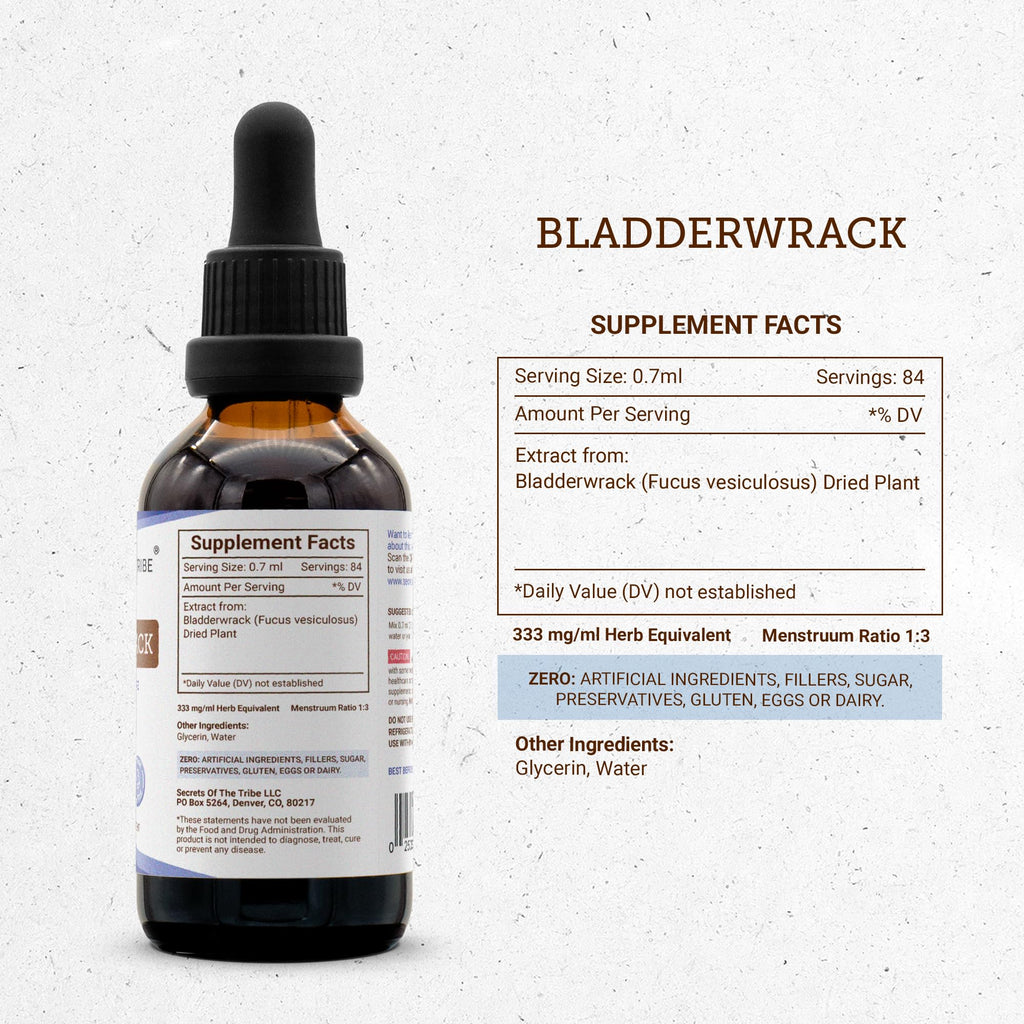 vegan-friendly bladderwrack tincture