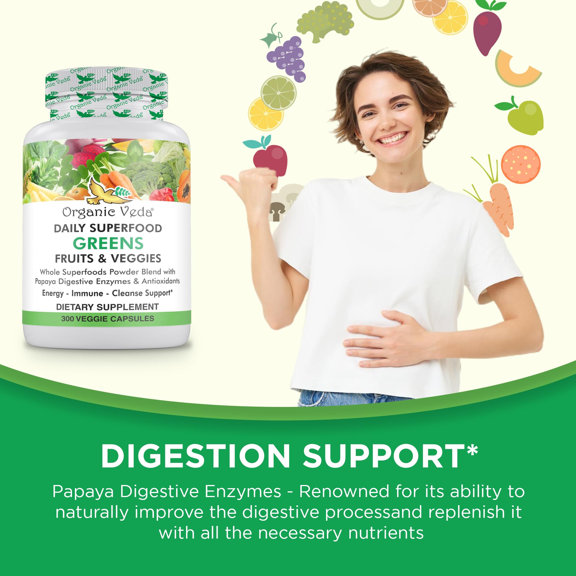 vegan-friendly blended vitamin capsules