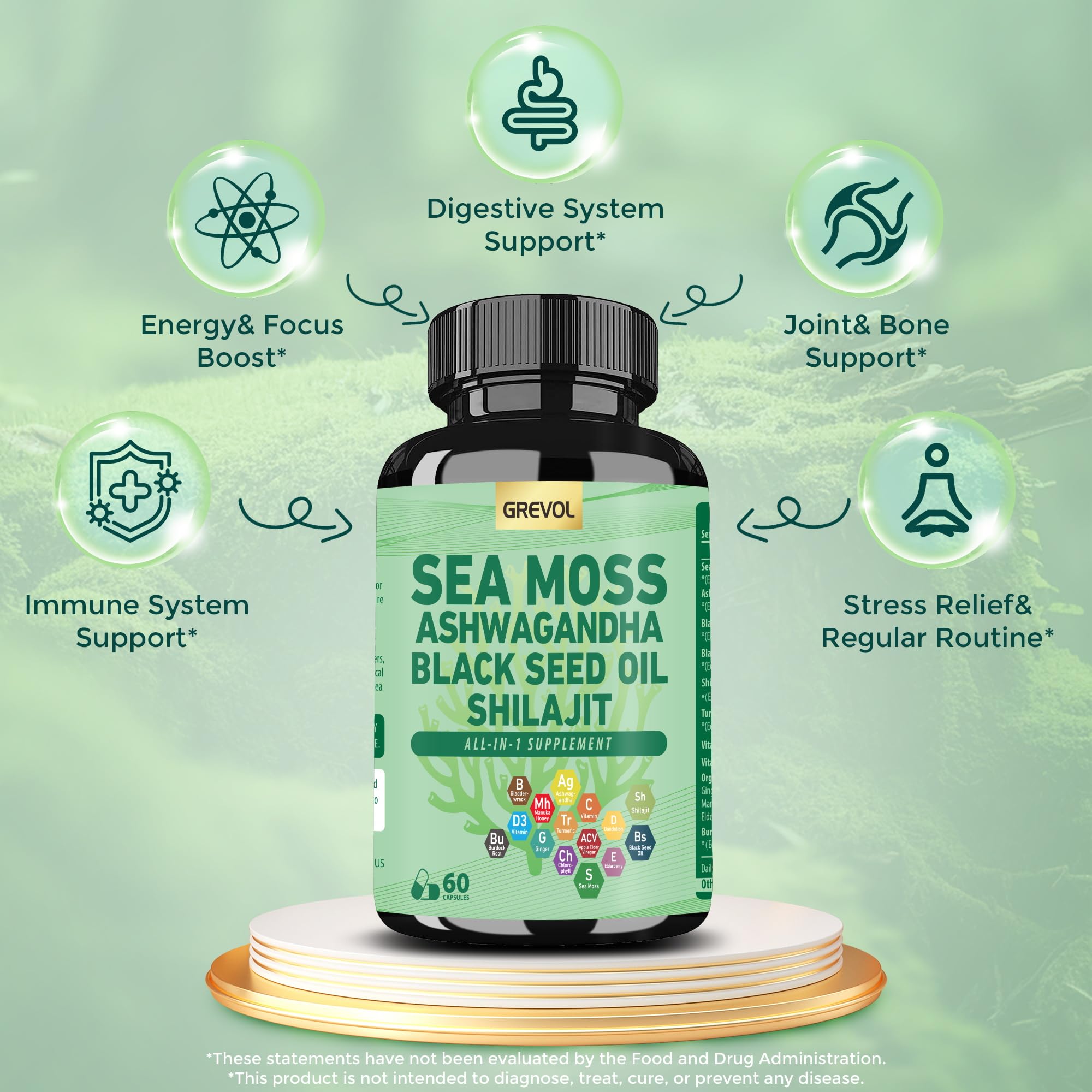 vegan-friendly blended vitamin & mineral supplements