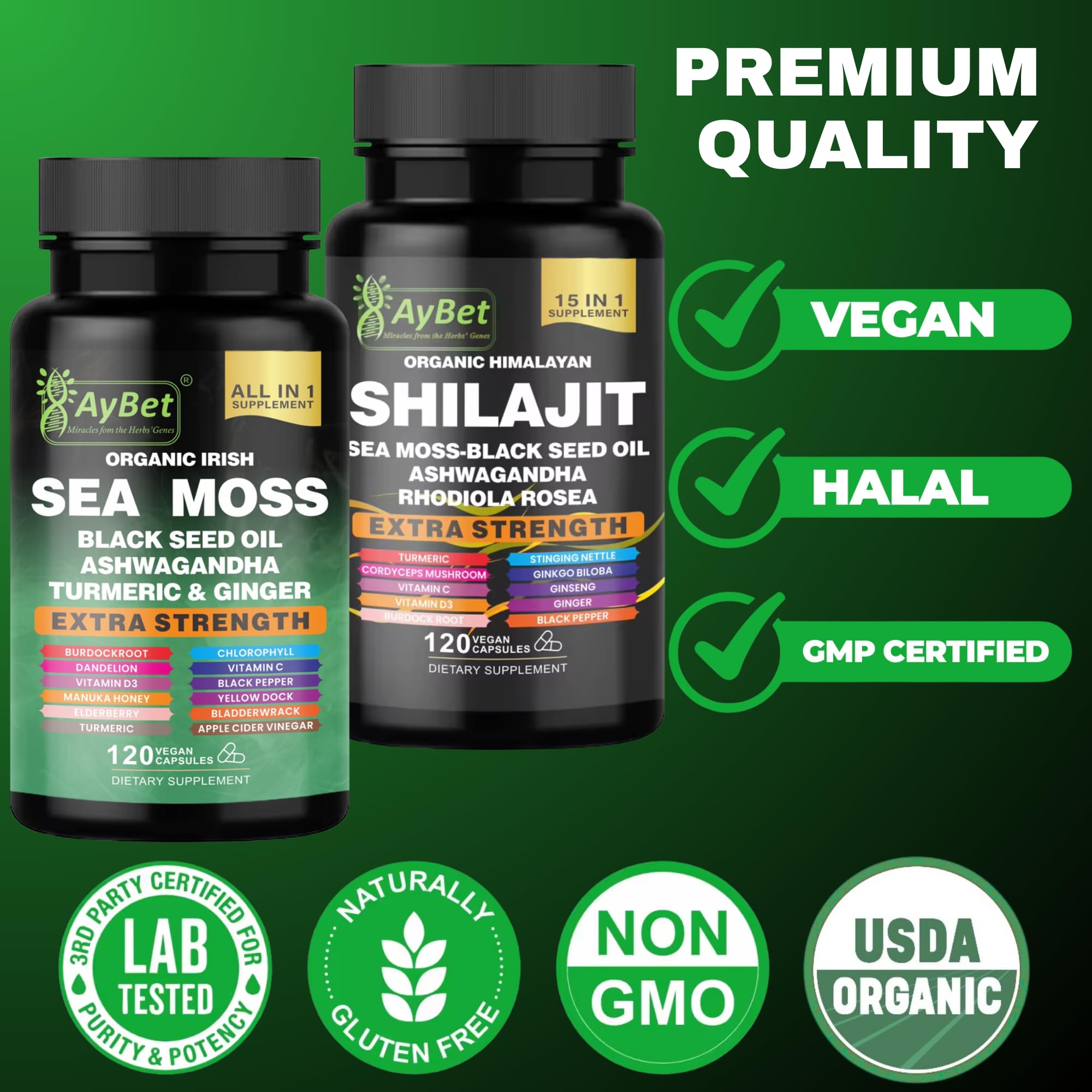 vegan-friendly blended vitamin supplements