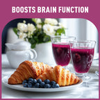 vegan-friendly blueberry juice powder