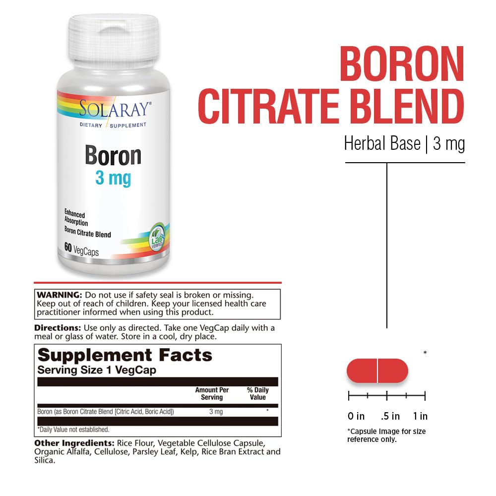 Vegan-friendly Boron Citrate supplement
