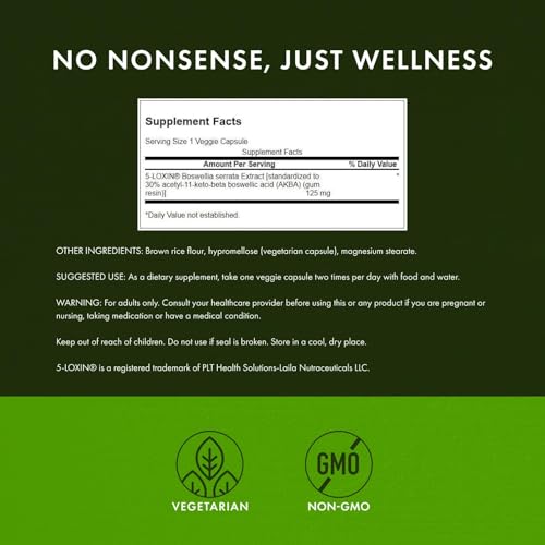vegan-friendly boswellia serrata capsules