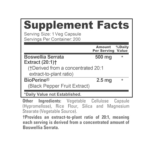 vegan-friendly boswellia serrata extract