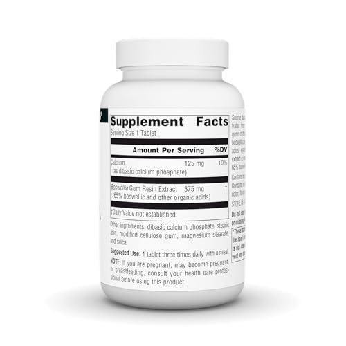 Vegan-friendly Boswellia vitamin A tablets