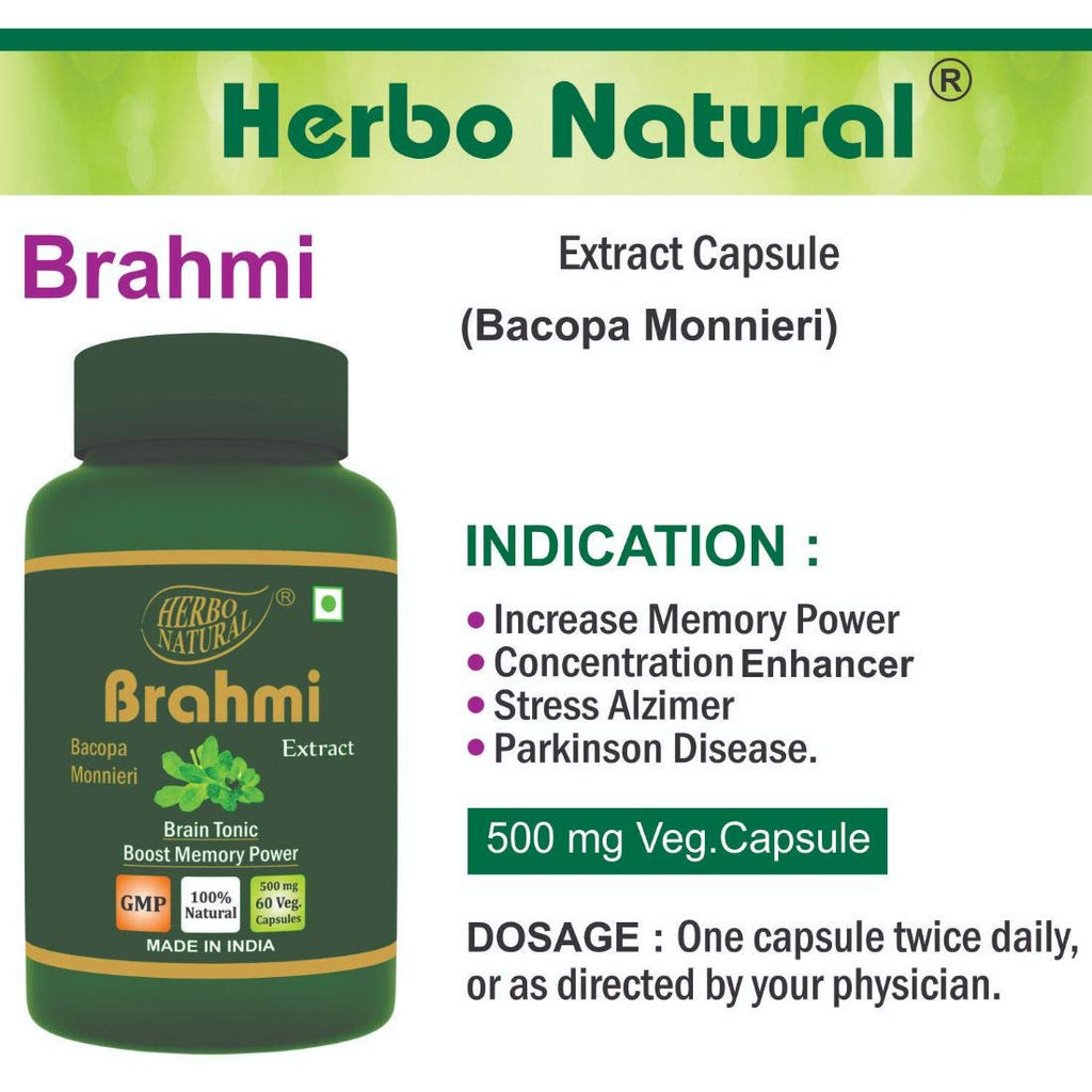 vegan-friendly brahmi extract capsules