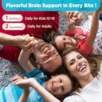 Vegan-friendly brain supplement gummies