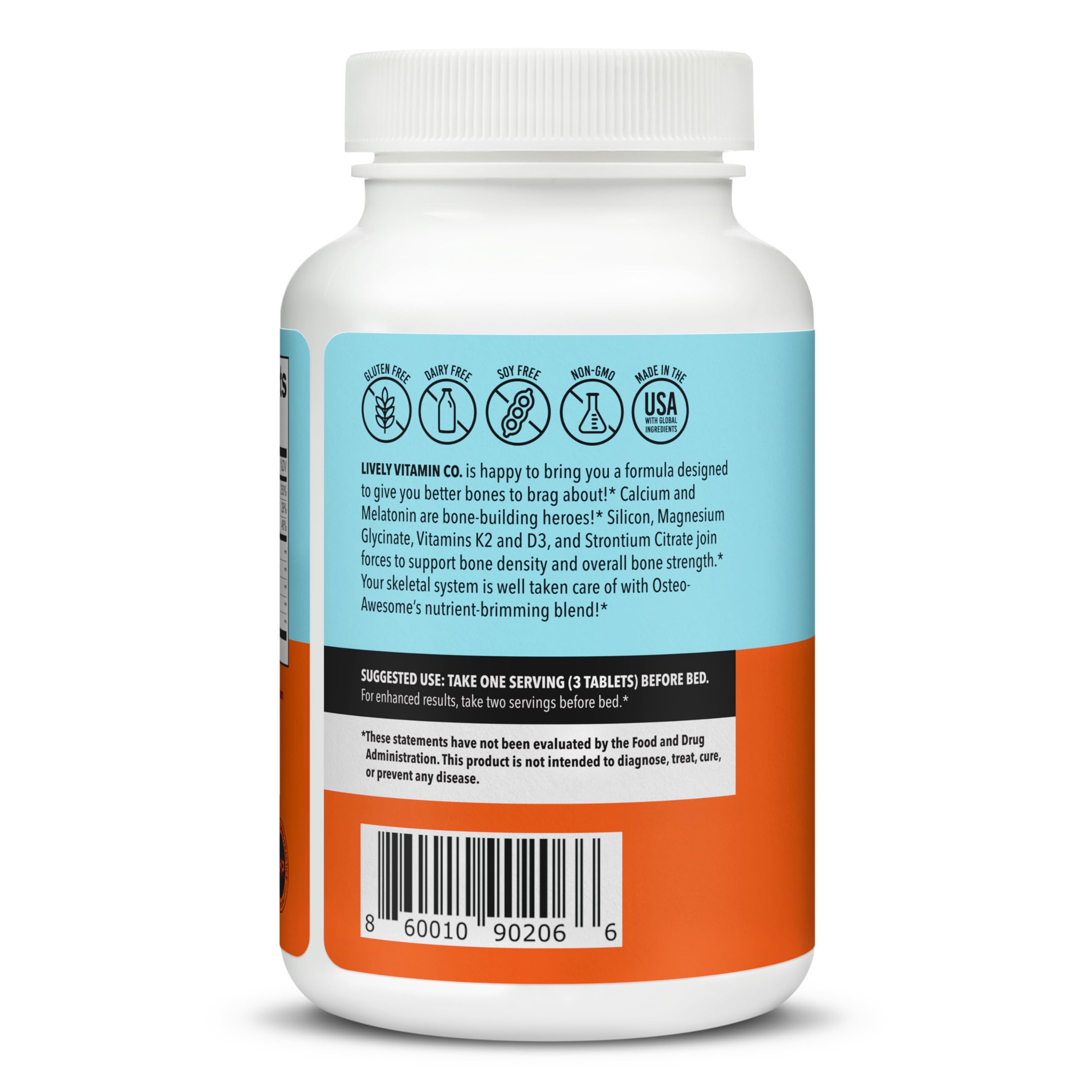 Vegan-friendly calcium and magnesium blend