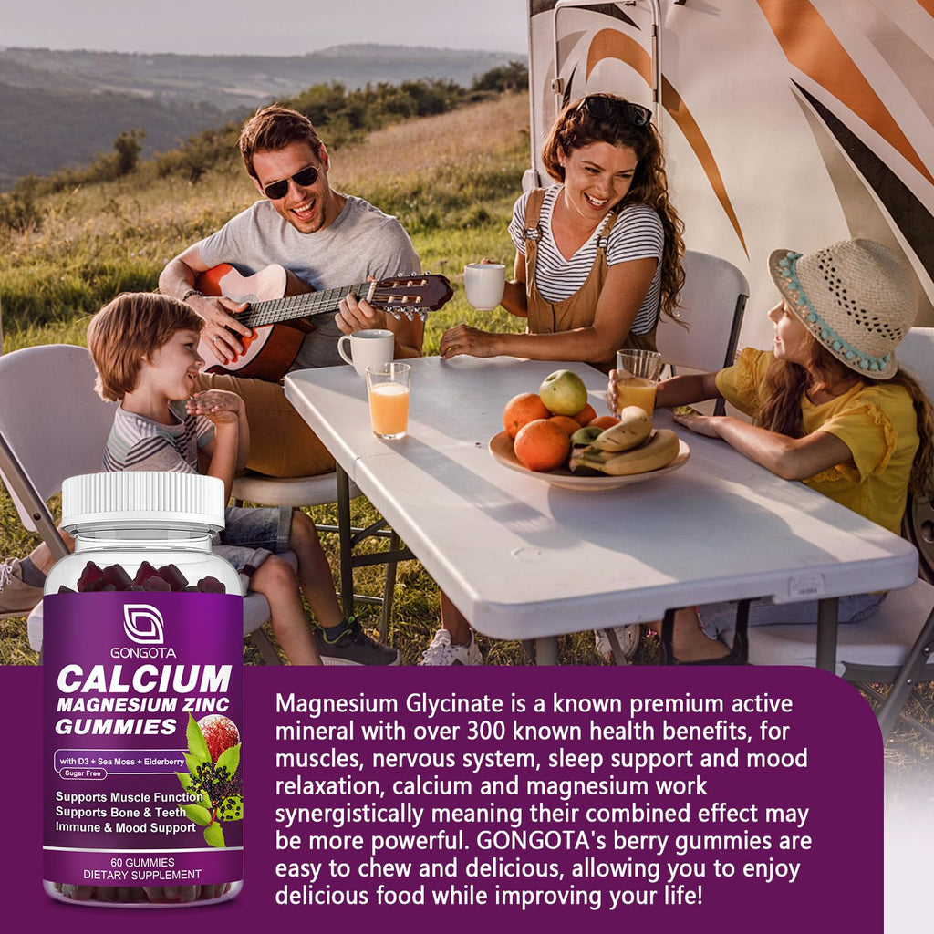 Vegan-friendly calcium gummies for everyone