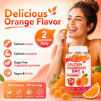 Vegan-friendly calcium magnesium zinc