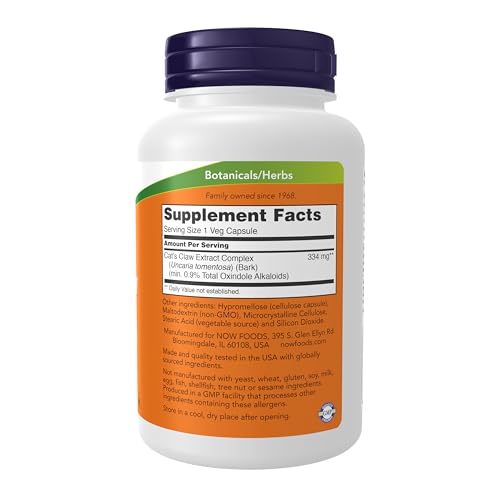 vegan-friendly Cat's Claw capsules