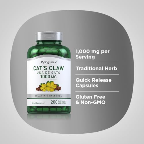 vegan-friendly Cat's Claw capsules