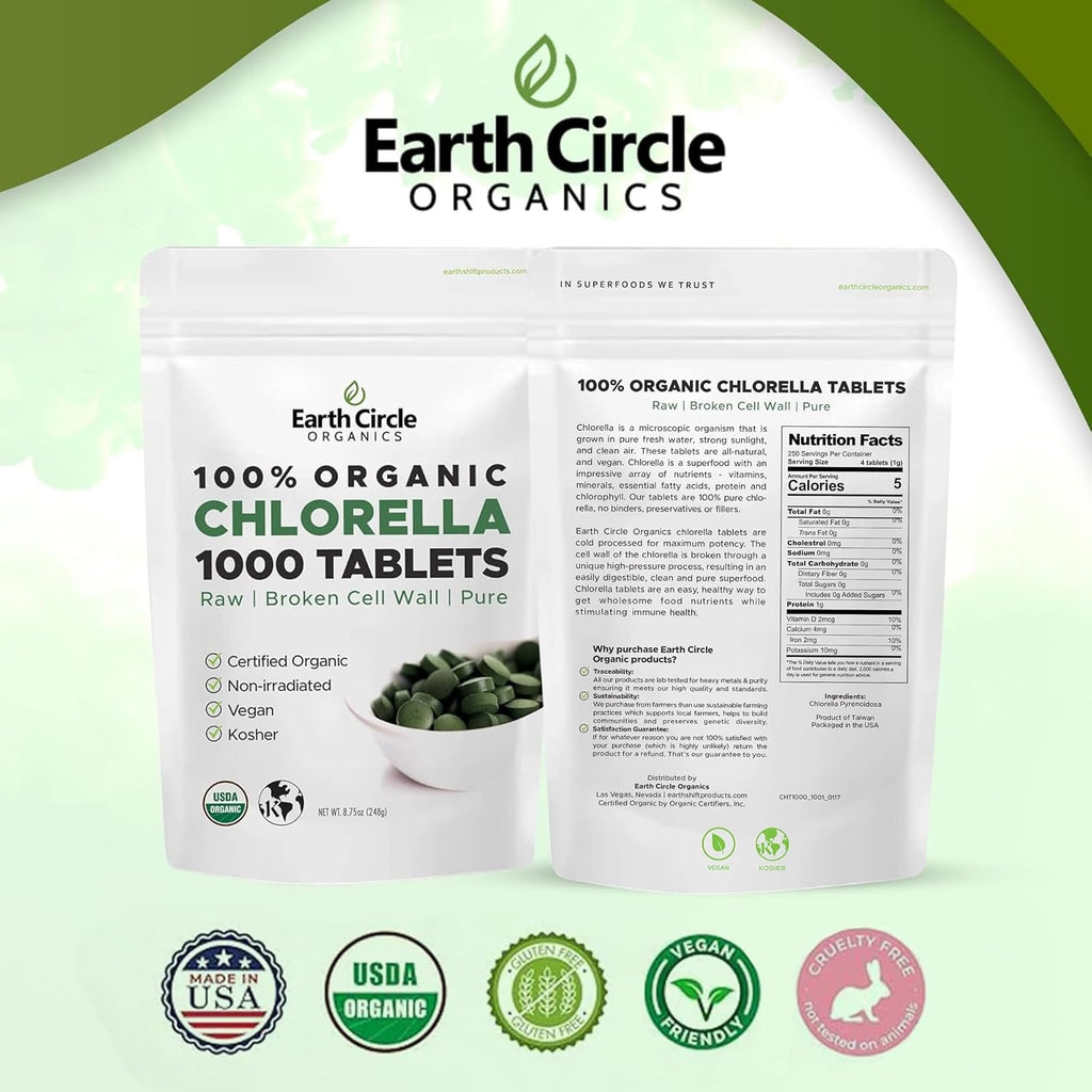 Vegan-friendly chlorella for wellness