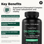 Vegan-friendly chlorophyll capsules