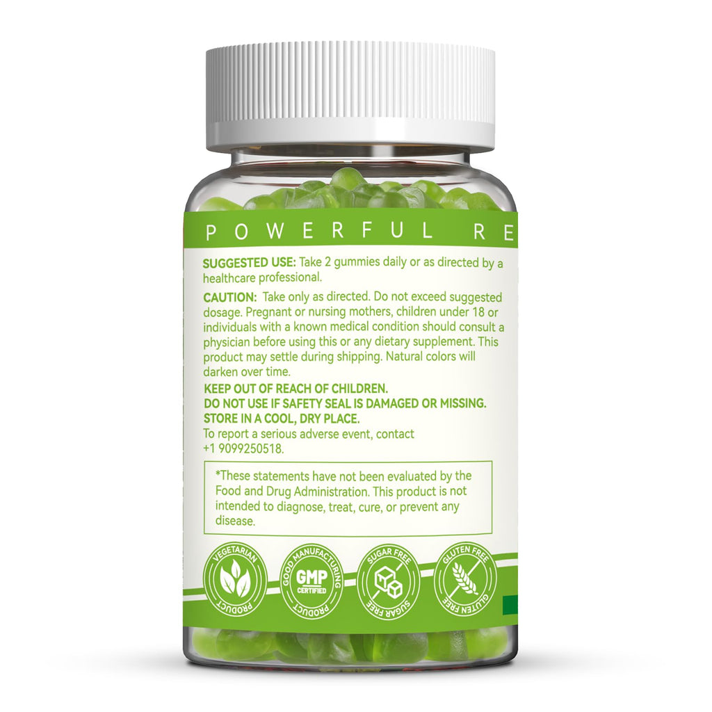 Vegan-friendly chlorophyll gummies for wellness