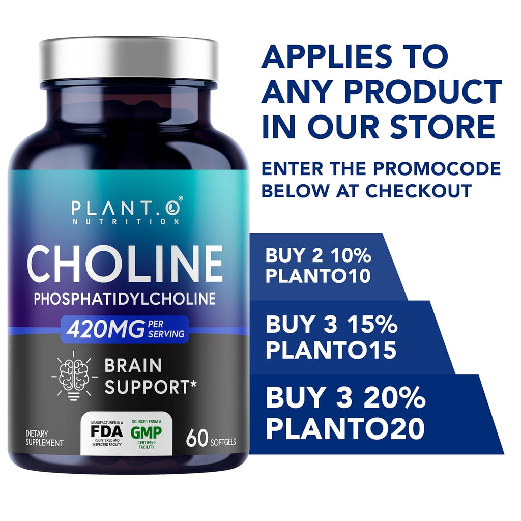 Vegan-friendly choline for overall vitality
