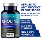 Vegan-friendly choline for overall vitality