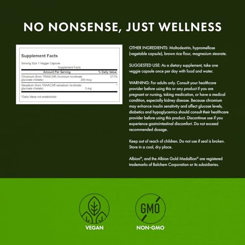 vegan-friendly chromium capsules for health