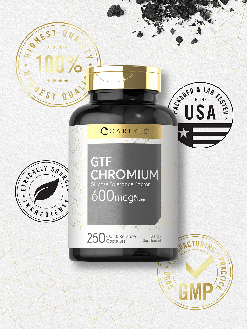 Vegan-friendly chromium for dietary needs