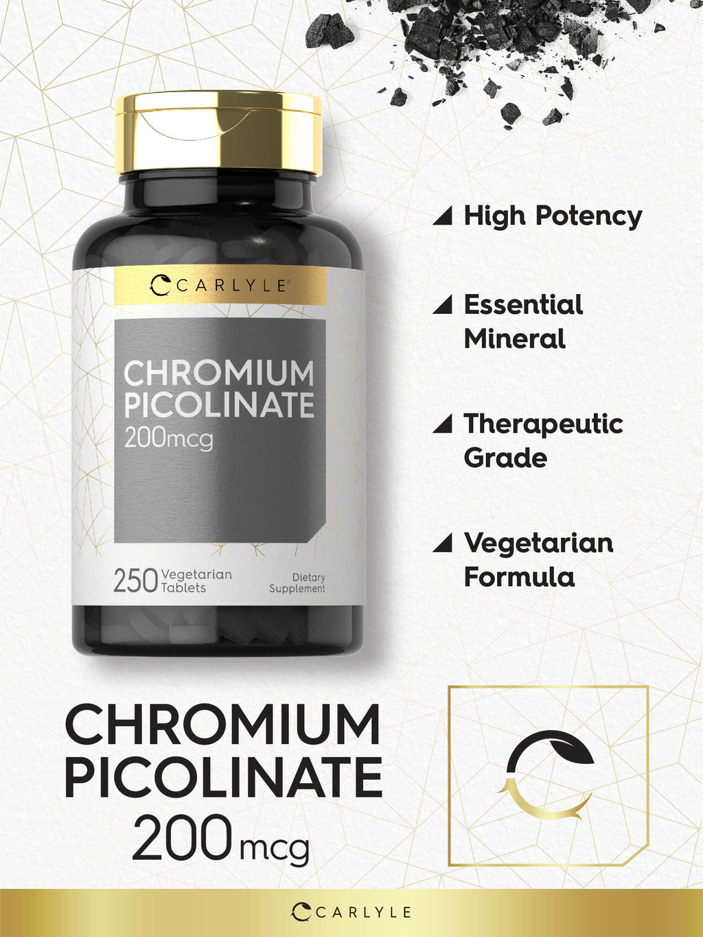 Vegan-friendly chromium supplement