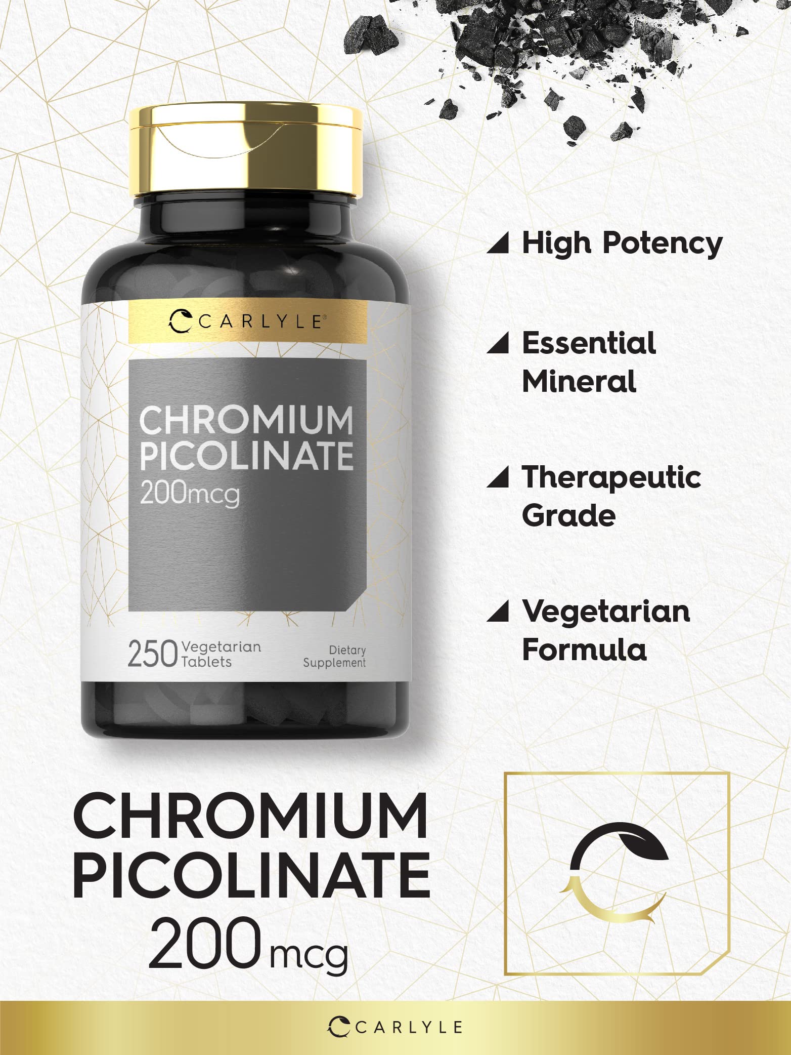 Vegan-friendly chromium supplement