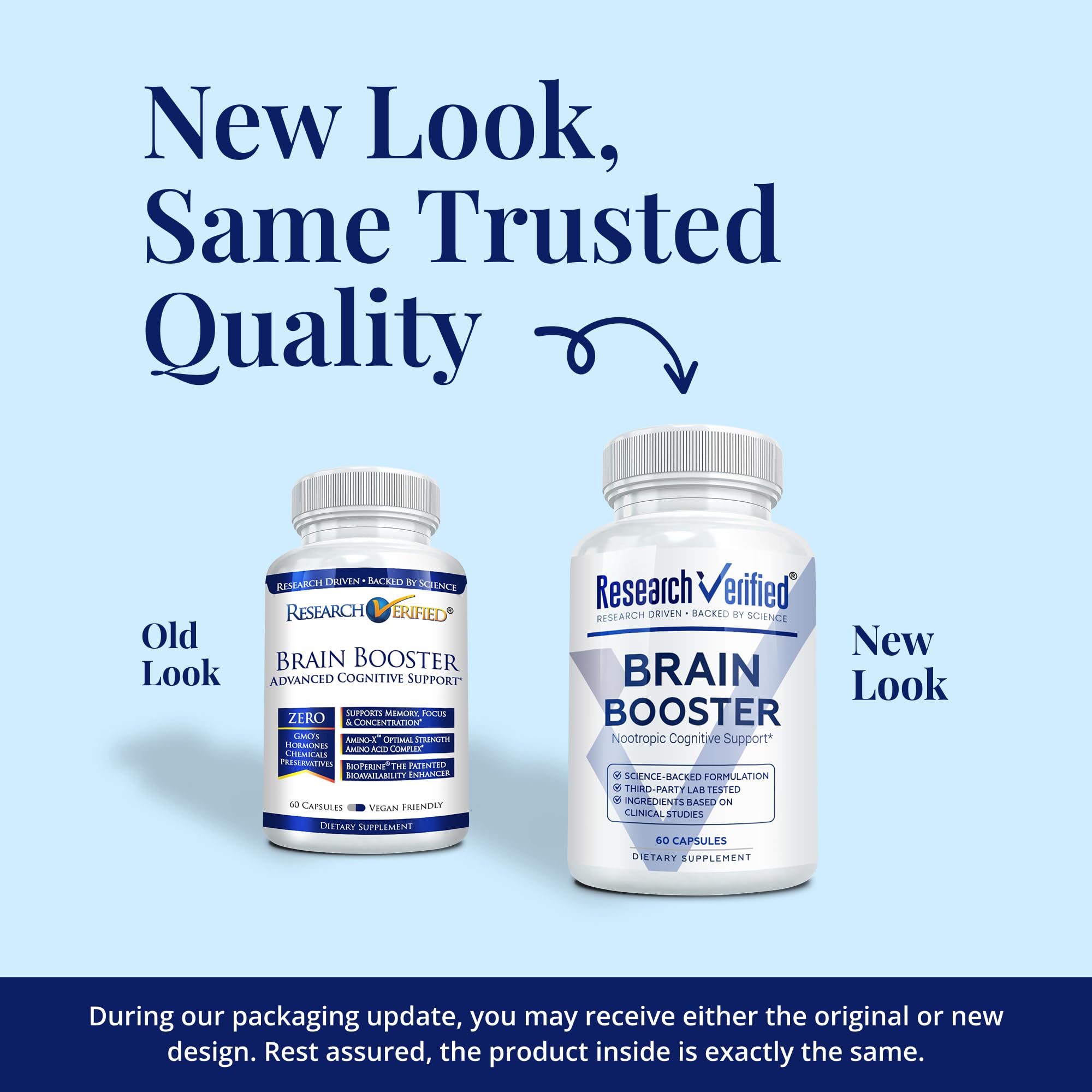 Vegan-friendly cognitive enhancement capsules